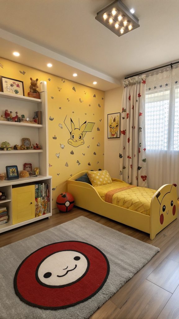 Pikachu-Inspired Pokémon Bedroom Decor For Kids - Themed Ideas